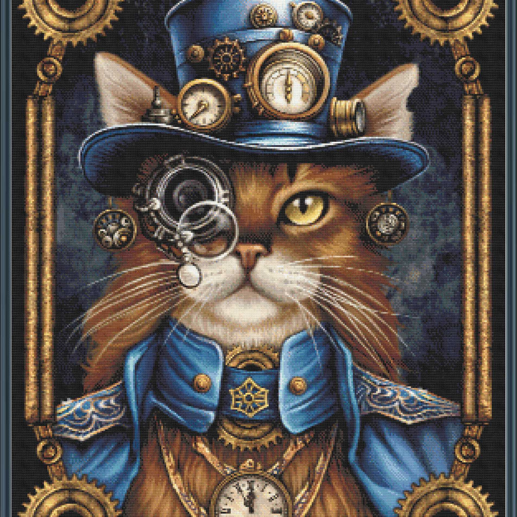 Mme Steamfur (Furrytails Family) [Sun-0050] – The Stamped Stitch Club