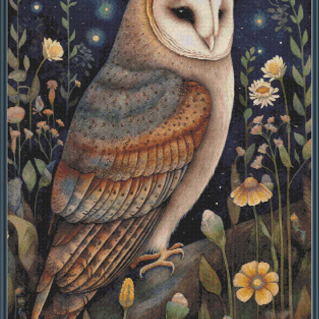 Midnight Animals Owl [Sun-0022] – The Stamped Stitch Club